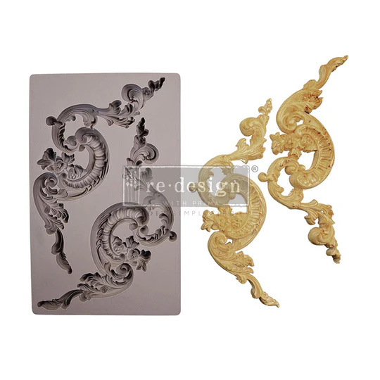 Prima Mould Italian Villa Scrolls | Vintage Veneers Decor | Hand ...